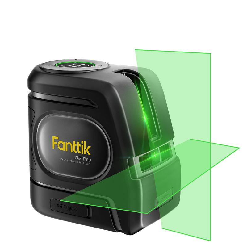 Pocket Cross Laser Level with 3D Coverage, New Green Diode Technology ...
