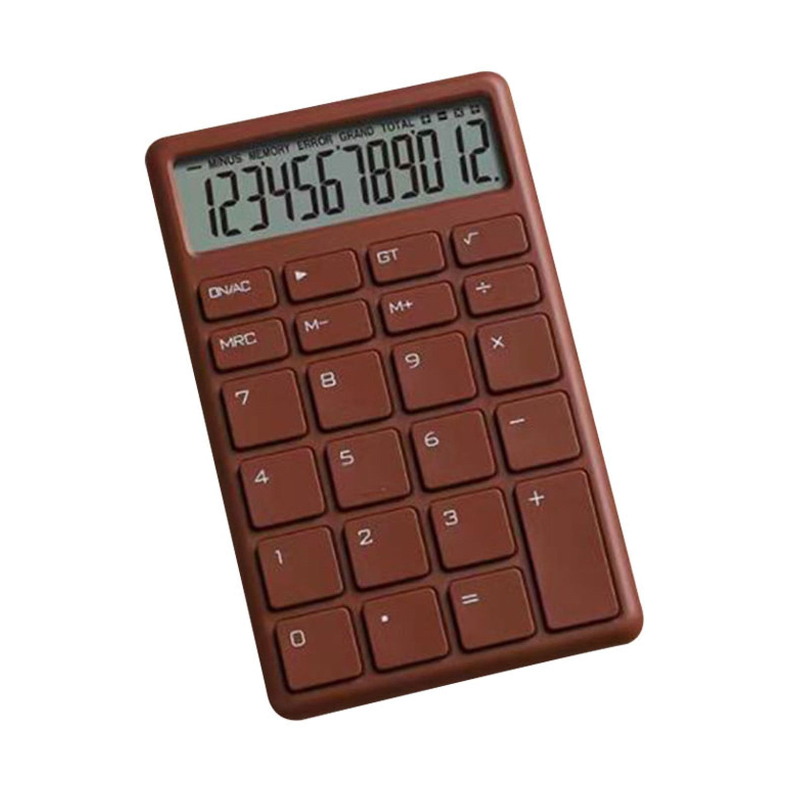 Pocket Desktop Beige Calculator With A LCD Power Handheld Desktop ...