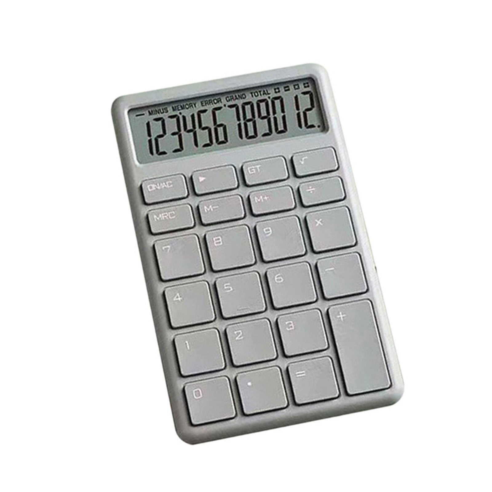 Pocket Desktop Beige Calculator With A LCD Power Handheld Desktop ...