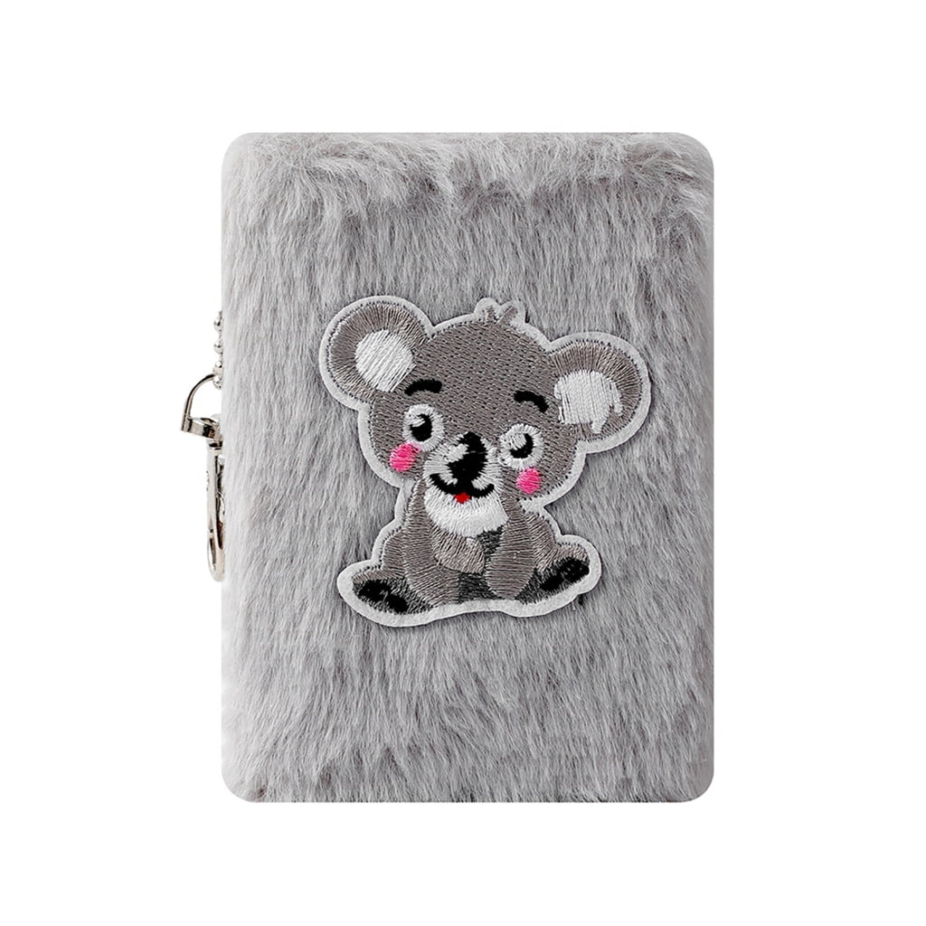 Pocket Diary Notebook Creative Plushie Cover Lightweighted Planner For ...