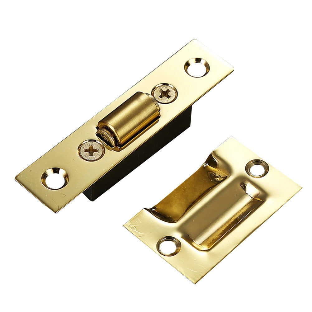 YOSADIER Golden Stainless Steel Closet Catch with Smooth Spring and ...