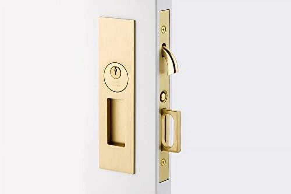 Pocket Door Mortise - Narrow Modern Rectangular Keyed Function (Bright ...