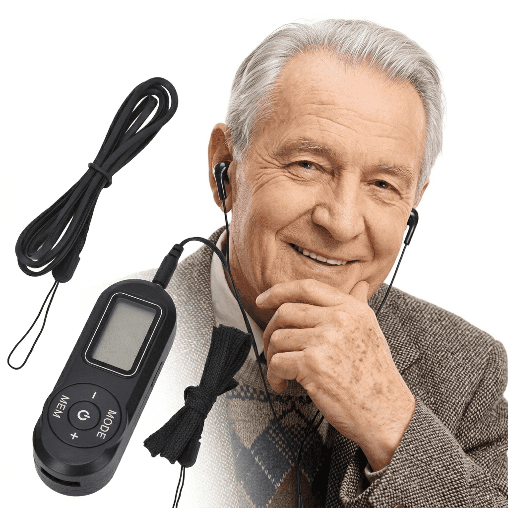 Pocket Radio Compact FM Player with Earbuds Stereo Sound - Walmart.com