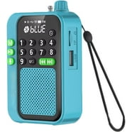 STONEGO Mini Portable Radio - Handheld Rechargeable Digital FM Radio ...