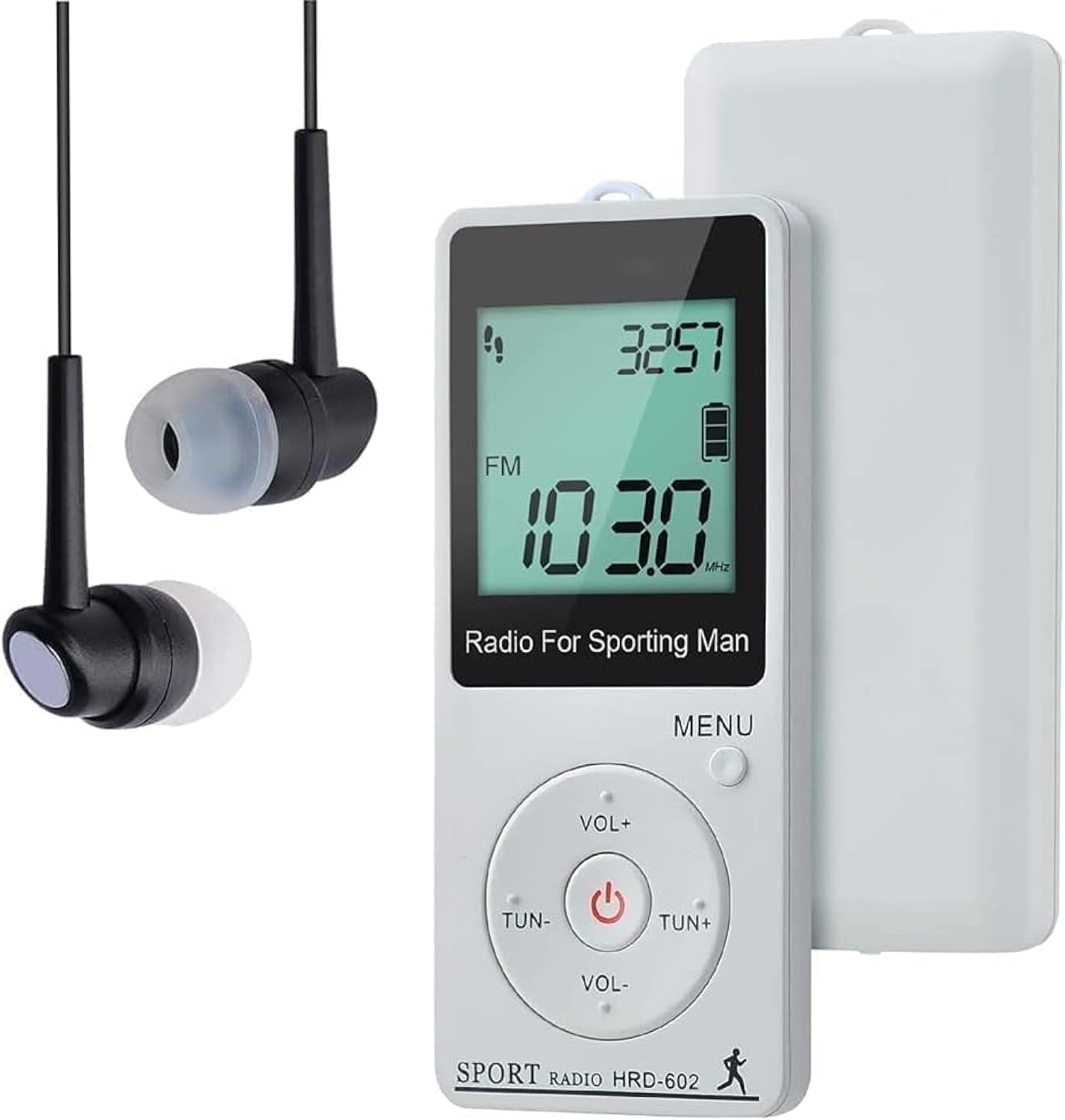 Pocket AM FM Radio, Portable Handheld Personal Radio with Earphone ...