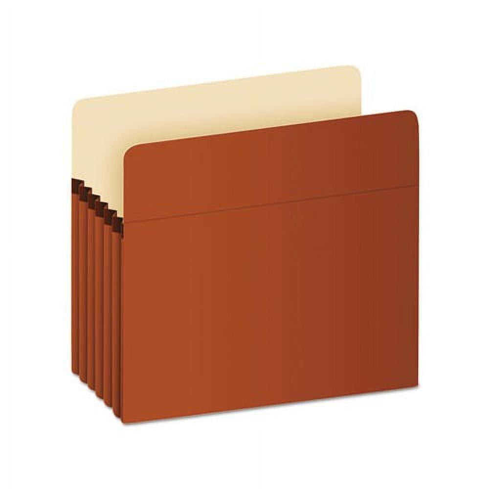 Pendaflex Pocket File, Expandable 5.25 Inch, Letter Size, Red Fiber ...