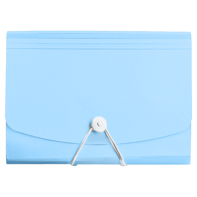 Pocket File Folder Letter Size Accordion File Organizer, Plastic ...