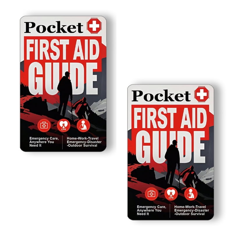 Pocket First Aid Guide: Emergency Care Step by Step Manual - Upgraded ...