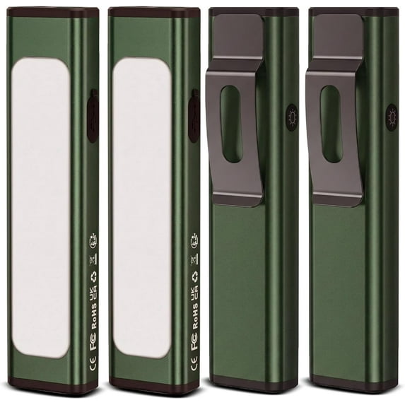 Pocket Flashlight, 1200 Lumens Rechargeable EDC Flashlight with Clip ...