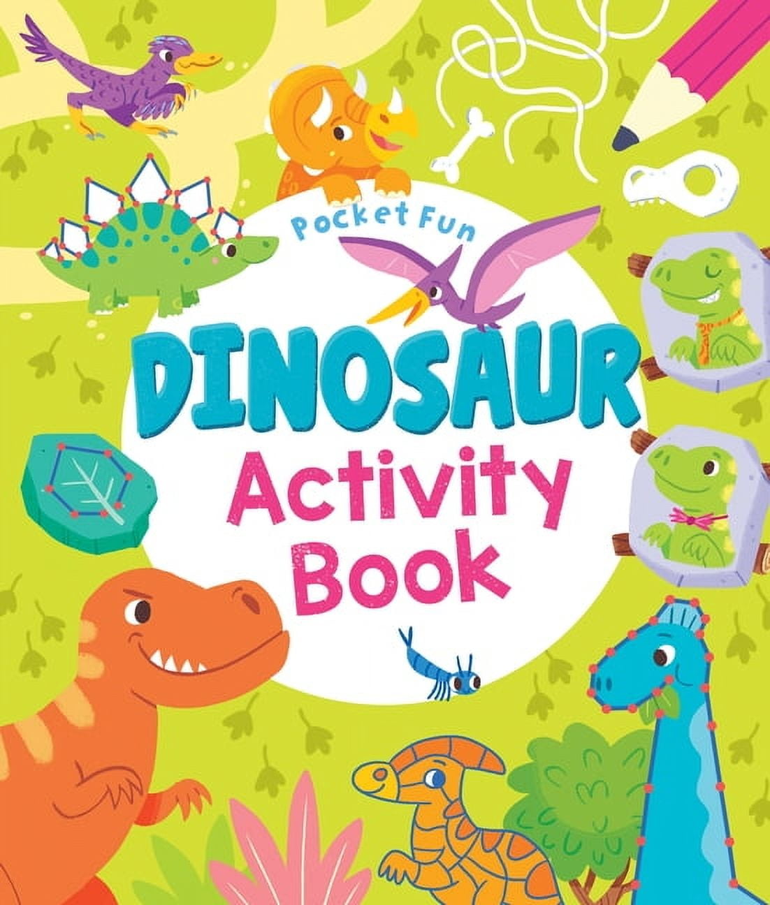 Pocket Fun: Pocket Fun: Dinosaur Activity Book (Paperback) - Walmart.com