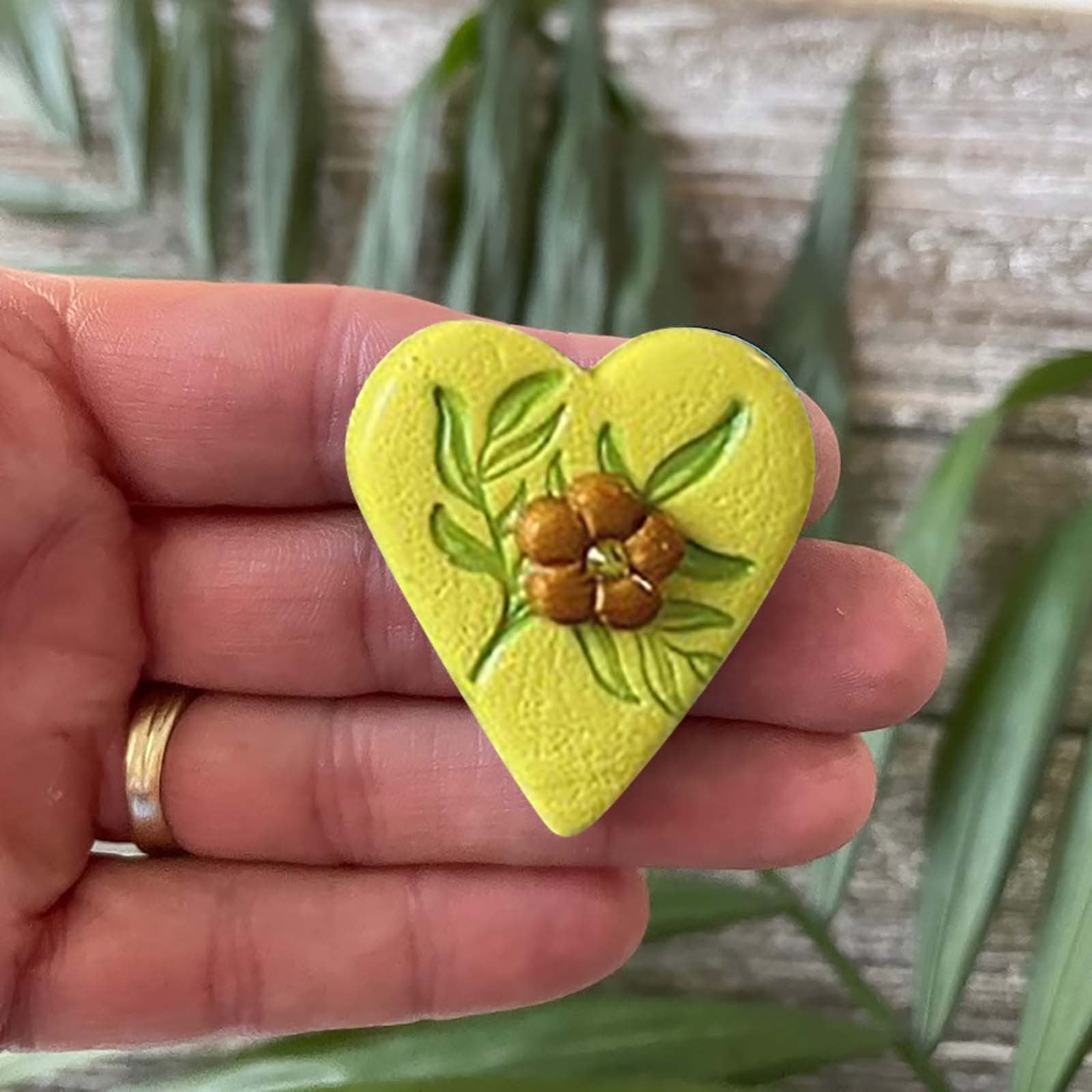 Pocket Heart | Prayer Heart | Small Clay Heart Hold | Inspirational ...