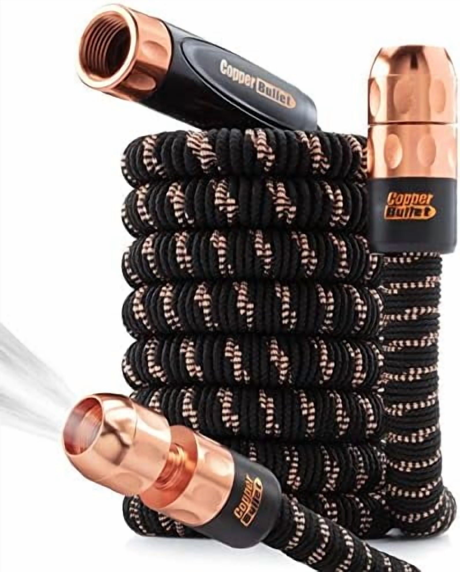 Pocket Hose Copper Bullet AS-SEEN-ON-TV Expands to 25 ft REMOVABLE ...