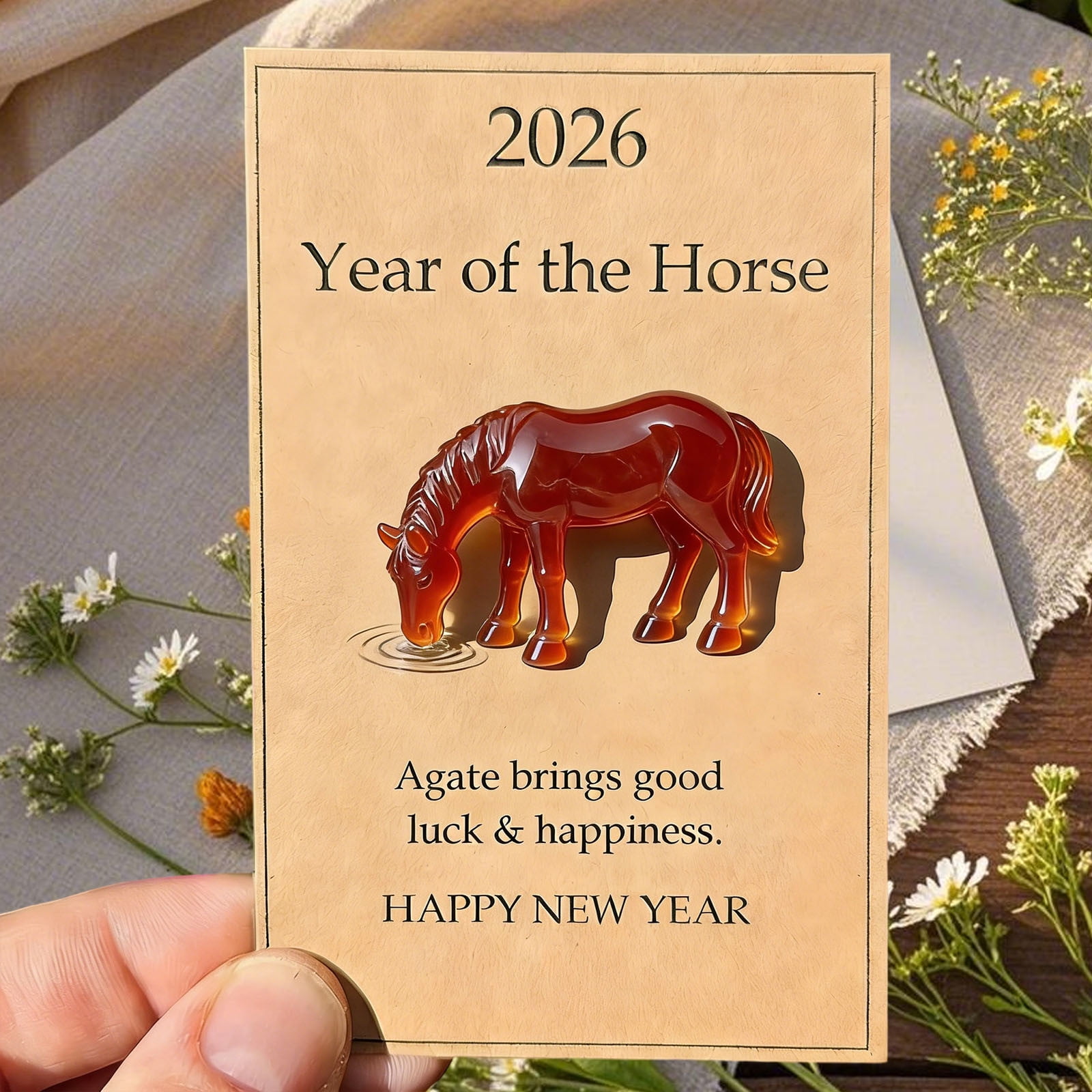 Pocket Hug 2026 Year of The Horse Turquoise Guardian Acrylic Turquoise ...