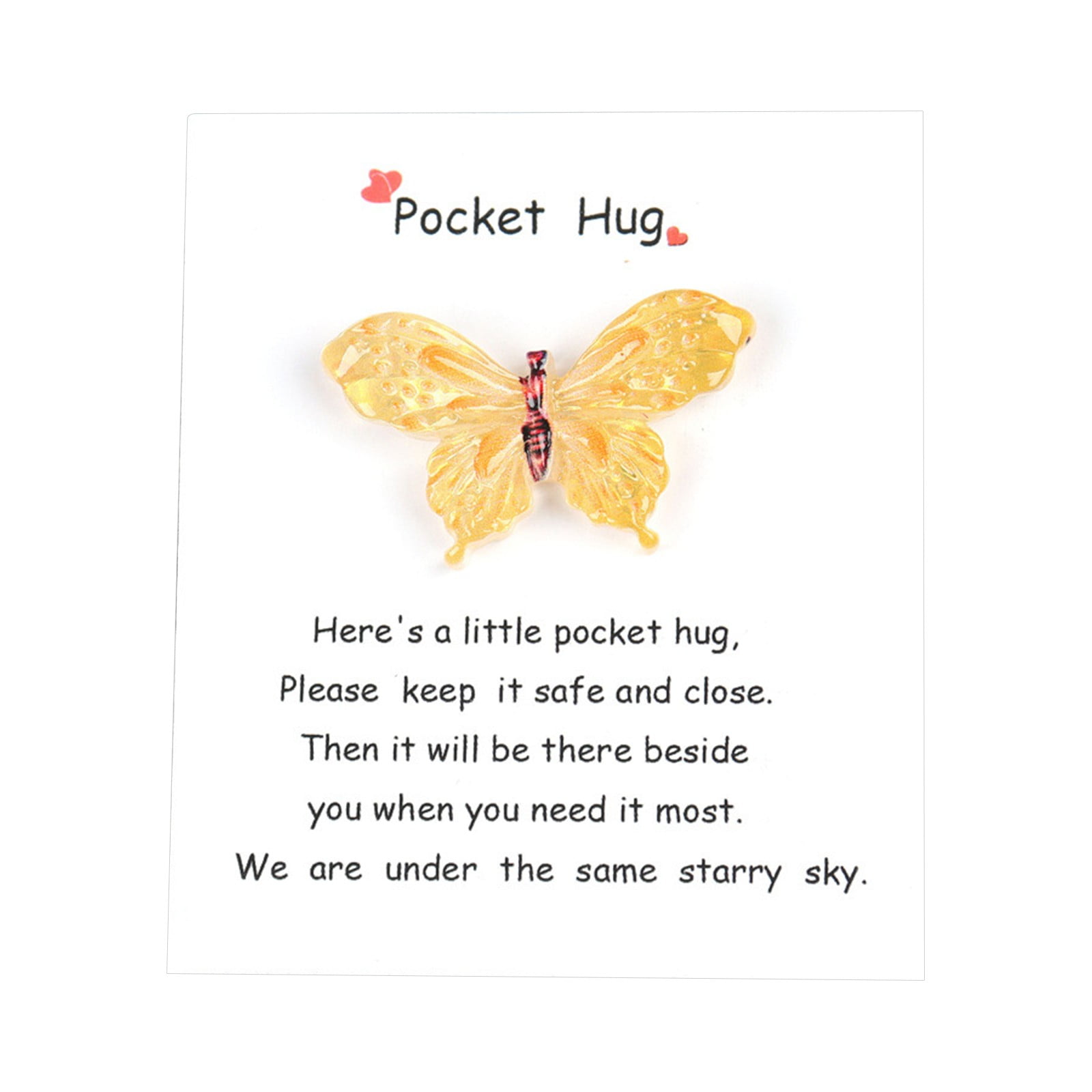 Pocket Hug Butterfly Keepsake Thoughtful Gift for Loved Ones with ...