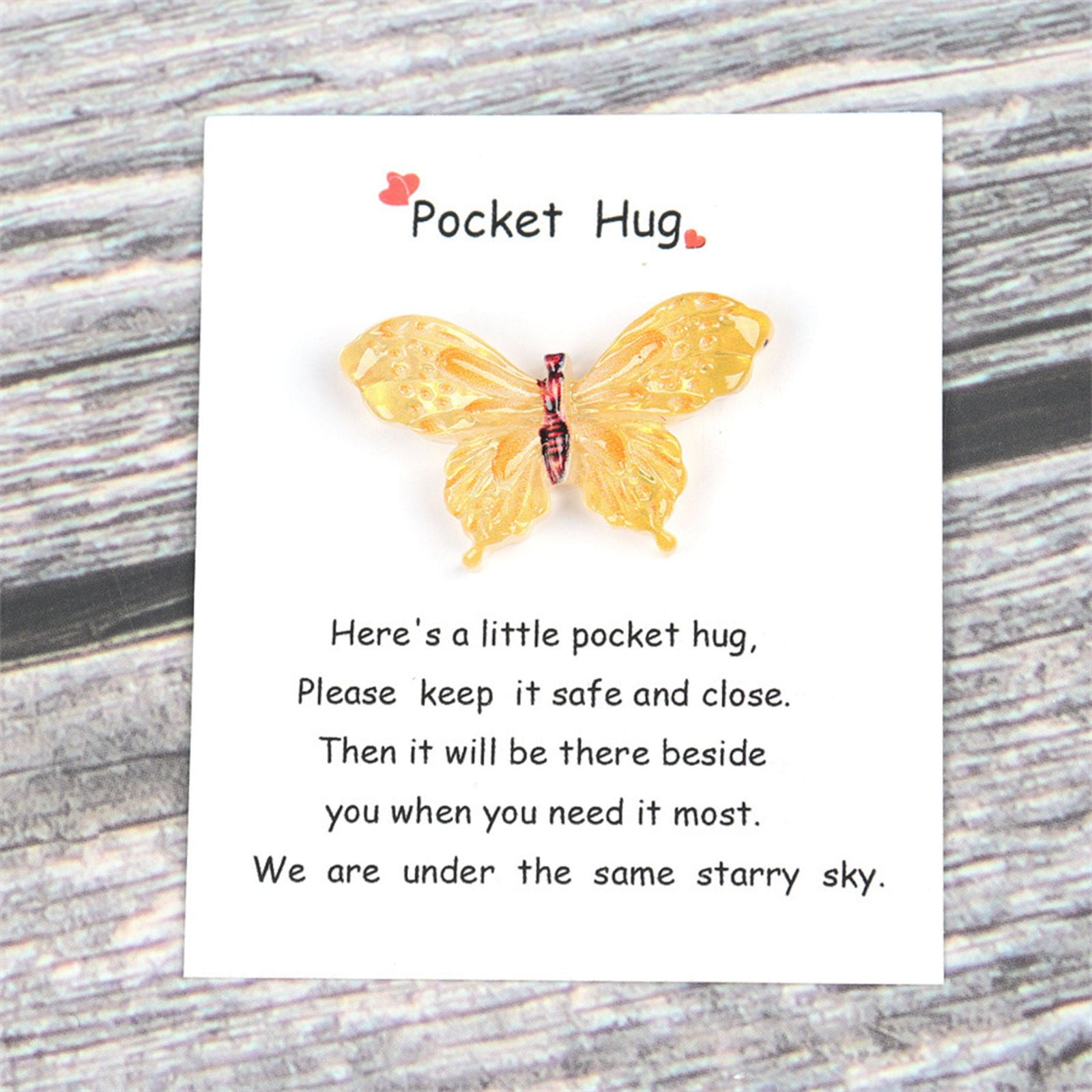 Pocket Hug Butterfly Keepsake Thoughtful Gift for Loved Ones with ...