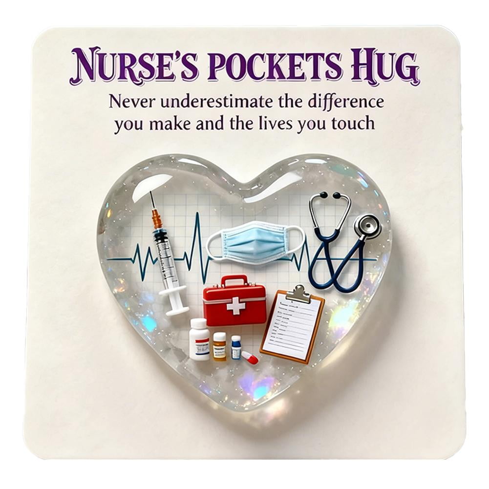 Pocket Hug Card for Nurses and Doctors, Encouragement Token for ...