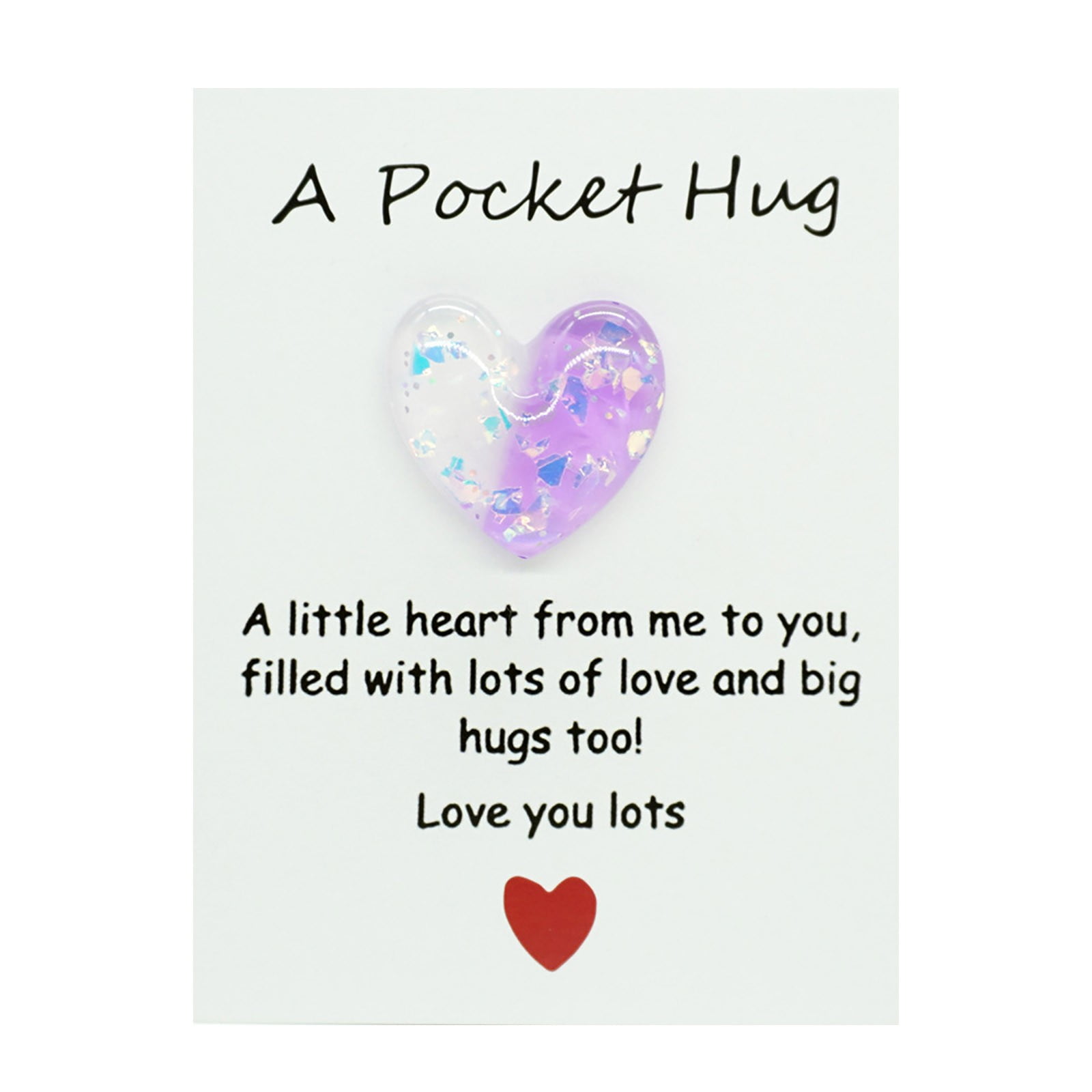 Pocket Hug Encouragement Cards Heart Shaped Keepsakes Uplifting for ...