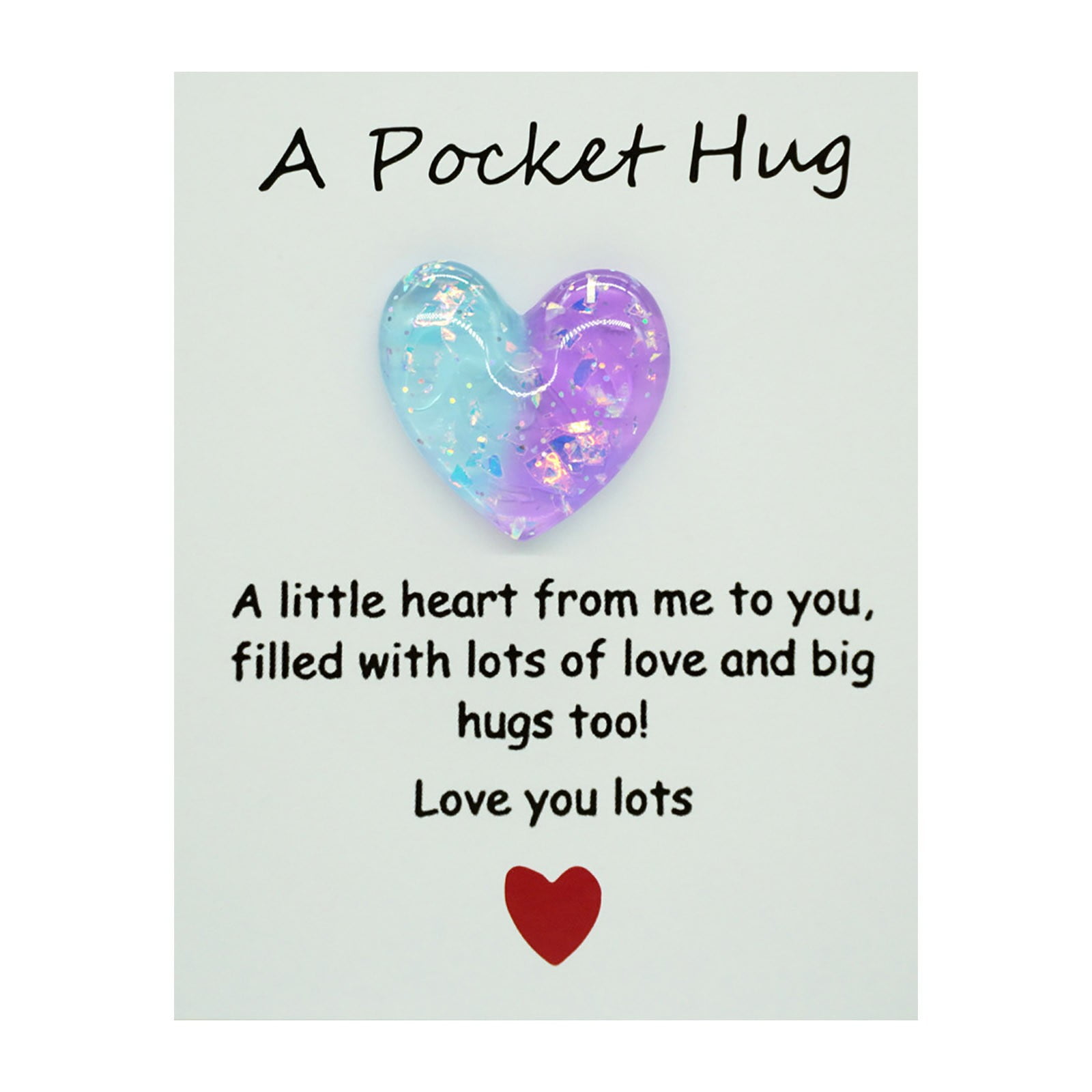 Pocket Hug Encouragement Cards Heart Shaped Keepsakes Uplifting for ...