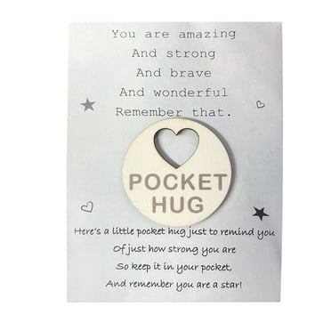 Clearance You Are Amazing Strong And Wonderful Pocket Hug Up Cute ...