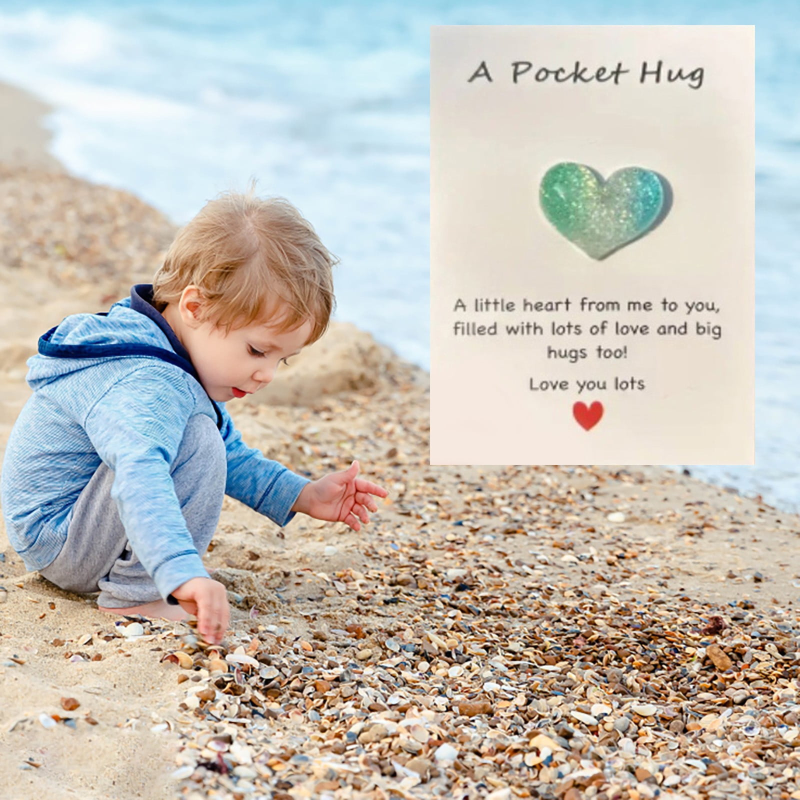 Pocket Hug Heart With Greeting Cards Ittle Heart Pocket Hug Carry ...