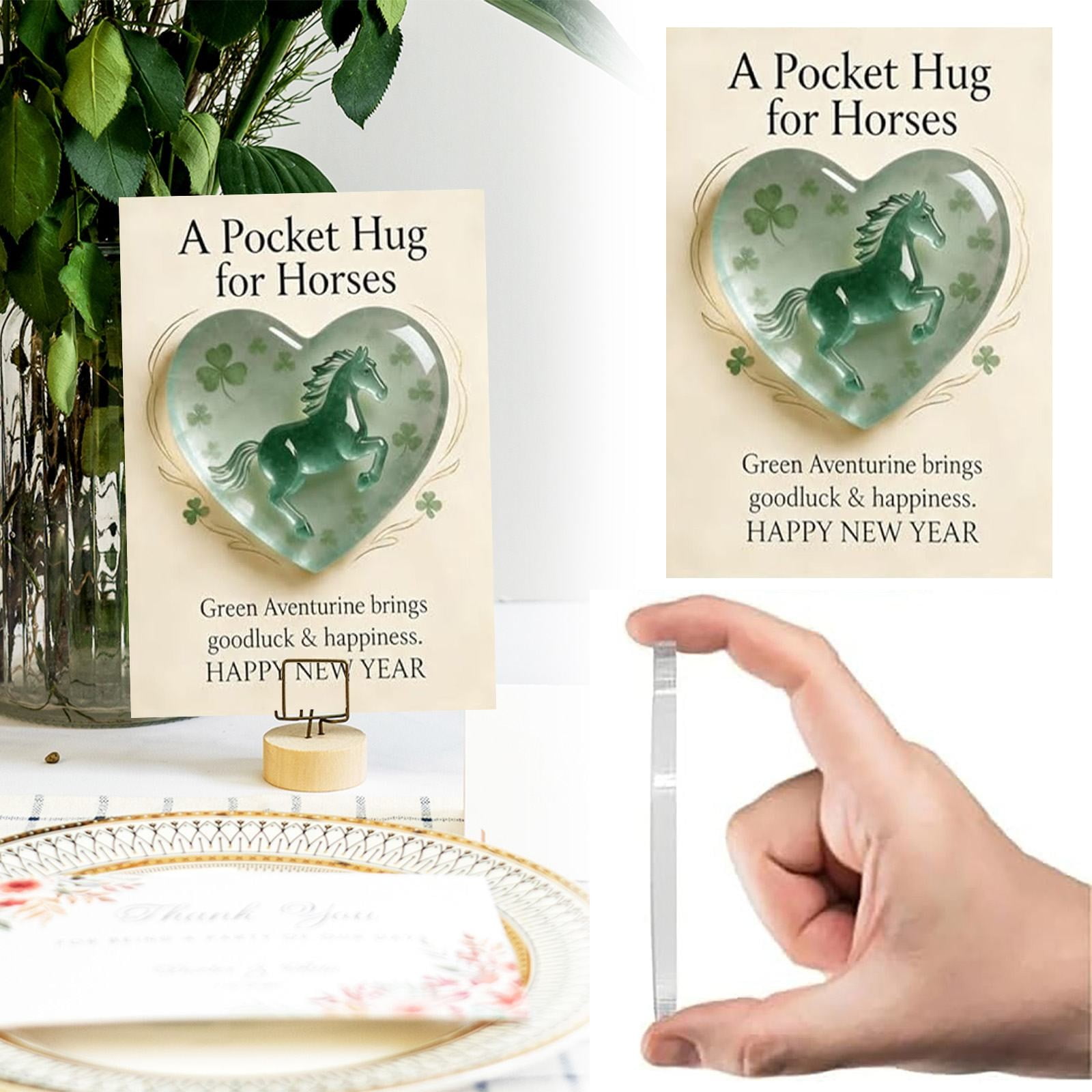 A Pocket Hug for Horses A Symbol Of Strength&New Beginnings 2026,Clear ...