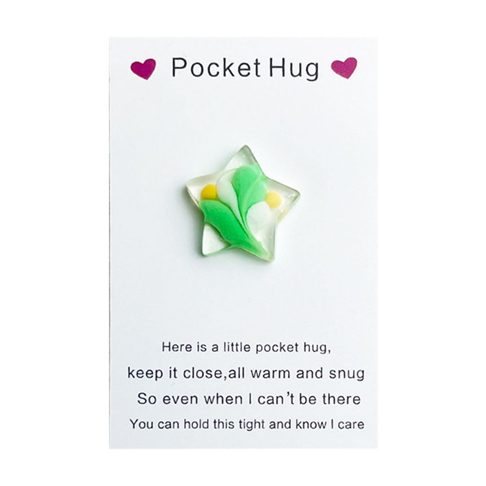 Pocket Hug Star Shaped Keepsake, Inspirational Love Token Gift for ...