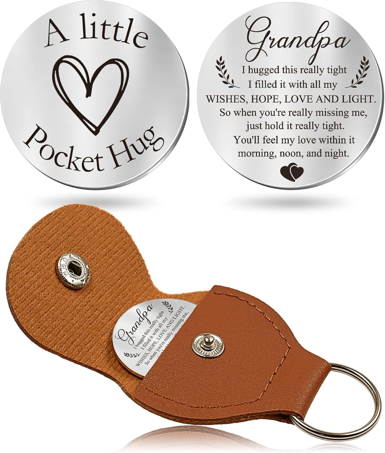Pocket Hug Token Gifts for Men Boyfriend Girlfriend Inspirational Gift ...
