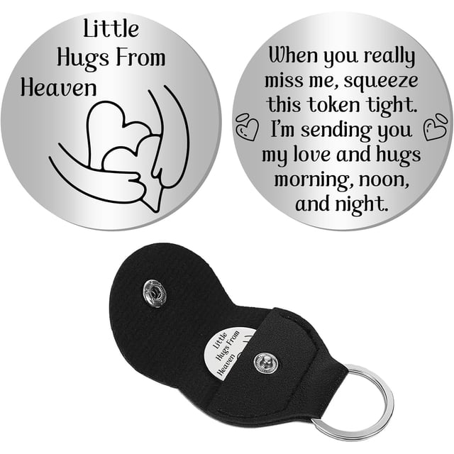 Pocket Hug Token Long Distance Relationship Keepsake Stainless Steel ...