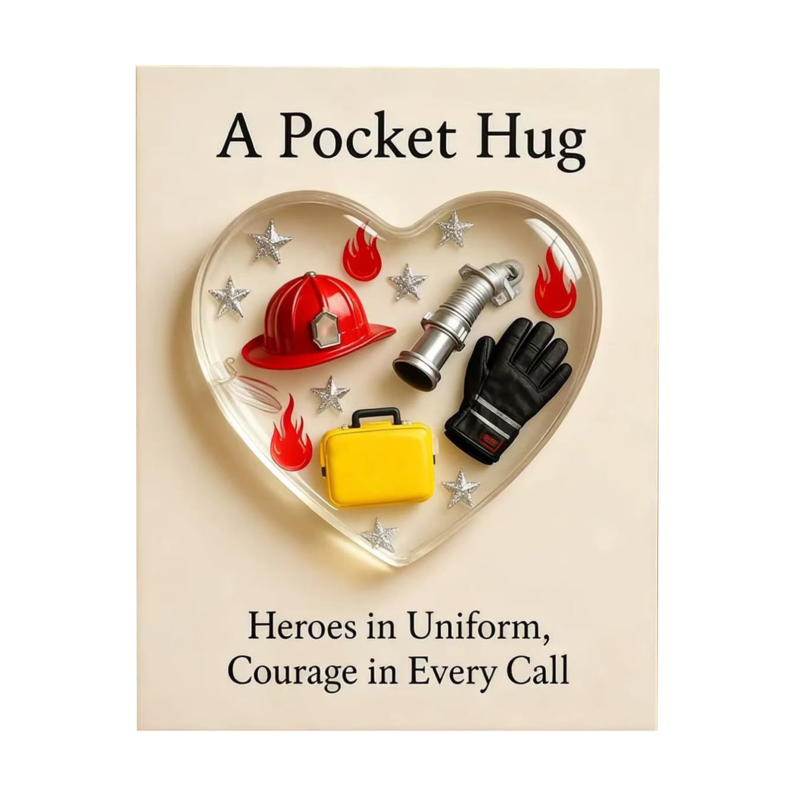 Pocket Hug Token for First Responders, Resin Heart Appreciation Gift ...