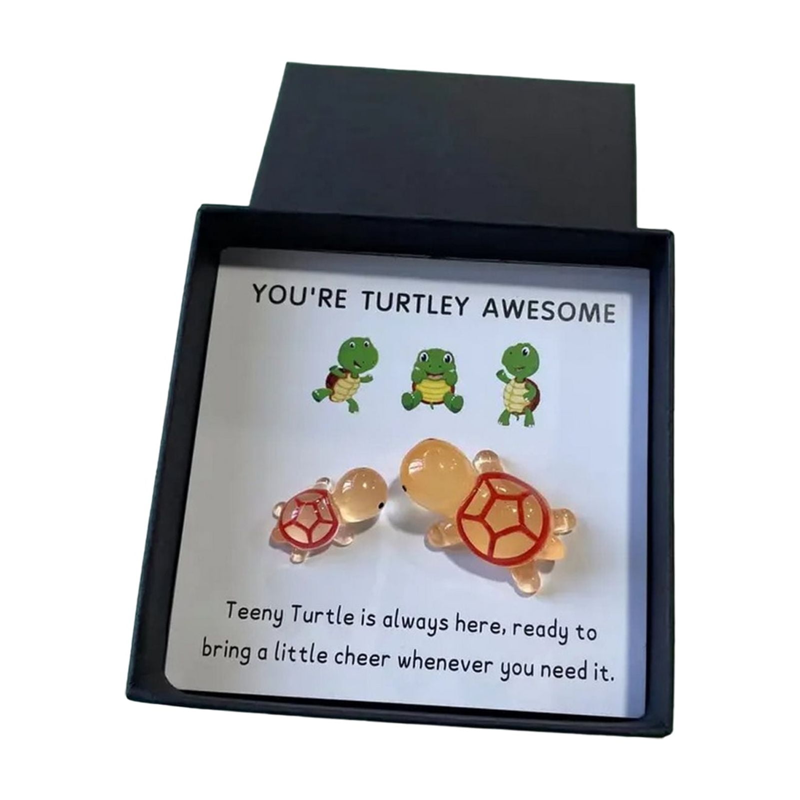 Pocket Hug Turtle Decoration with Greeting Card Emotional Support You ...