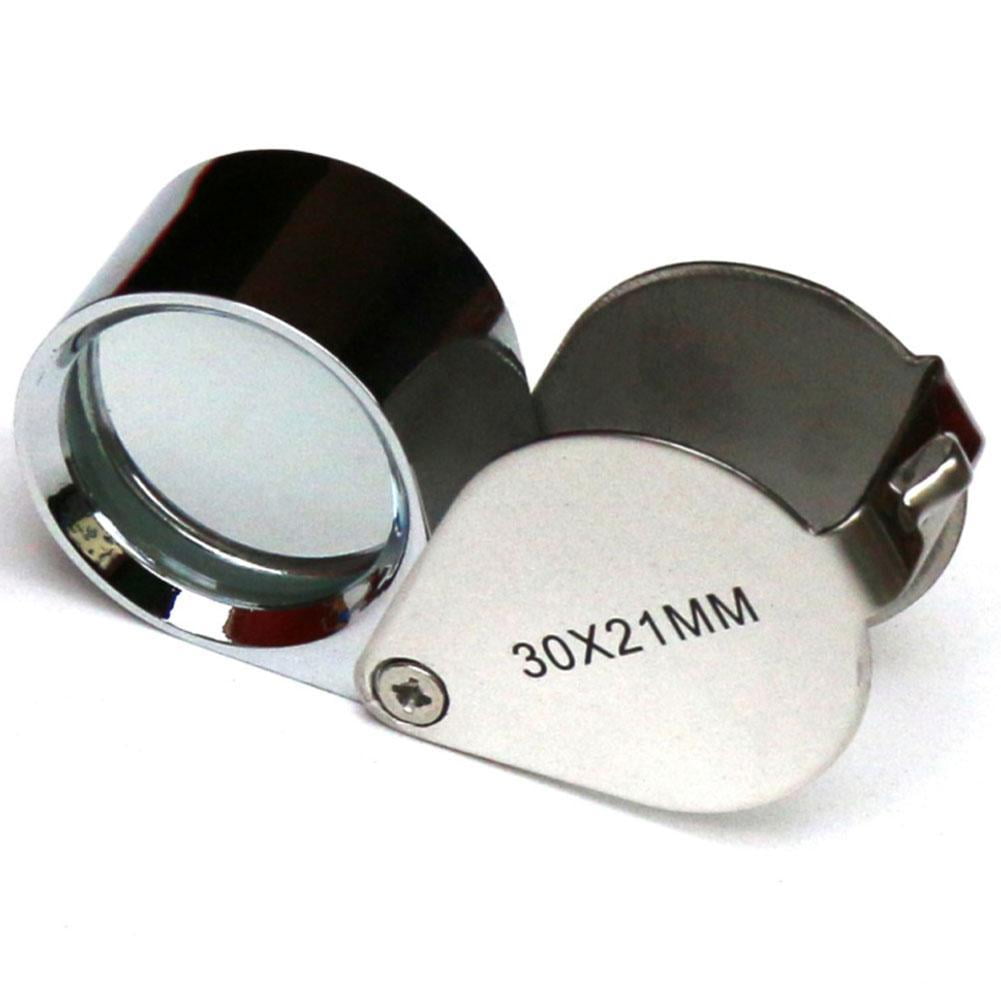 Pocket Jewellers Eye Loupe Magnifier Jewelry Magnifying 21mm x Glass ...