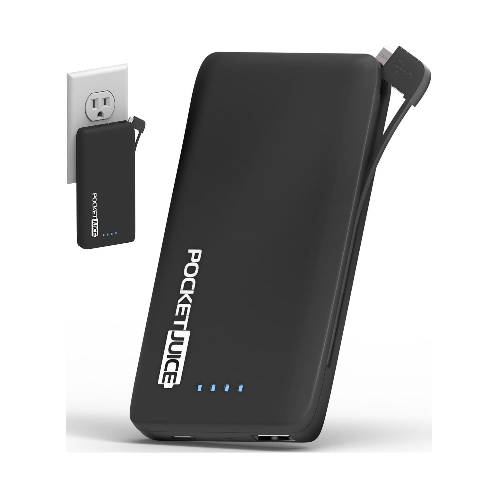 Pocket Juice Endurance AC - Mini Portable Charger, 6,000 mAh Power Bank ...