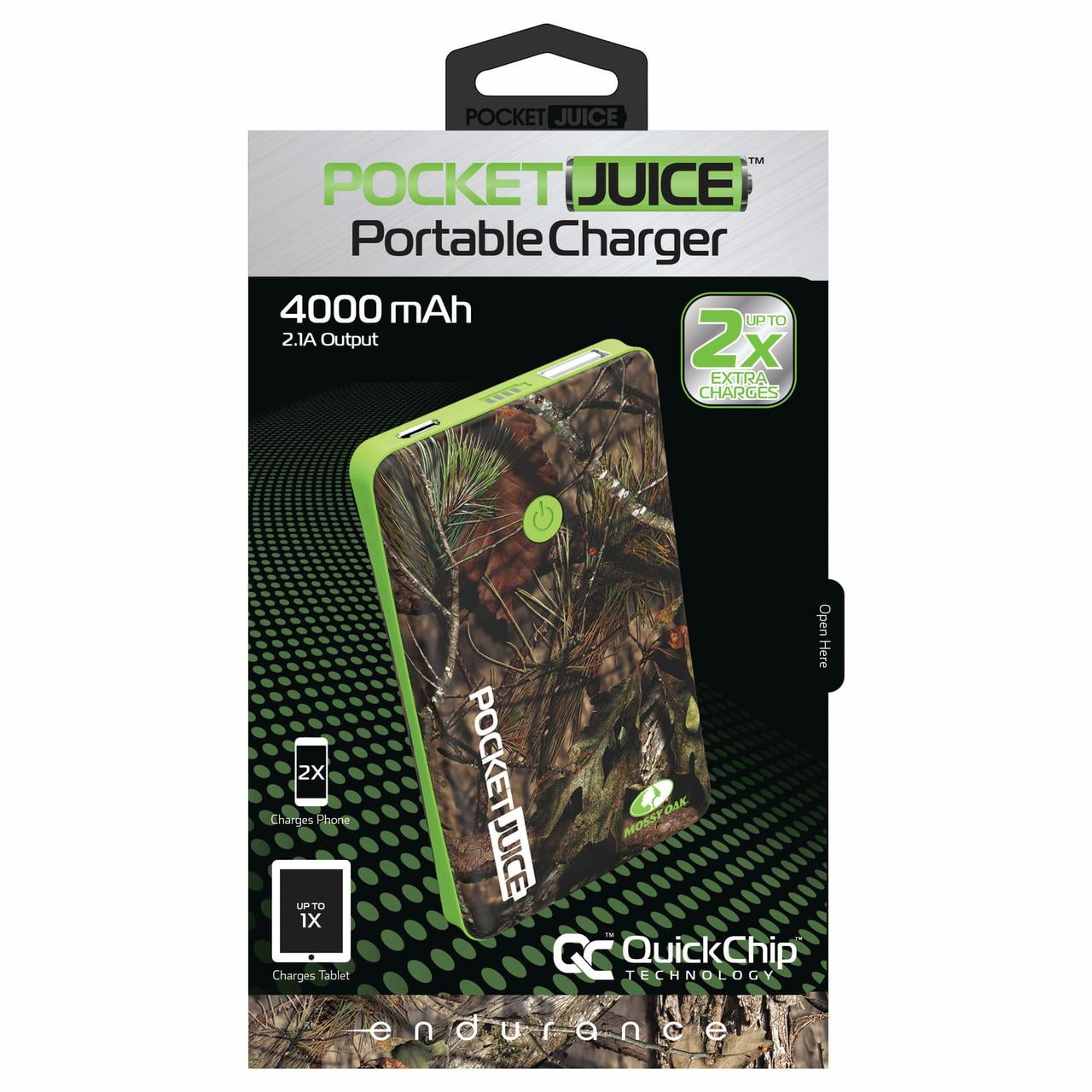 Pocket Juice Slim 4000 Mossy Oak Country - Walmart.com