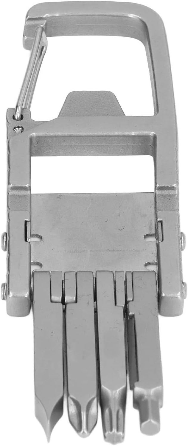 Pocket Keychain Tool, 12 in 1 Stainless Steel Folding Multi Tool Micro ...