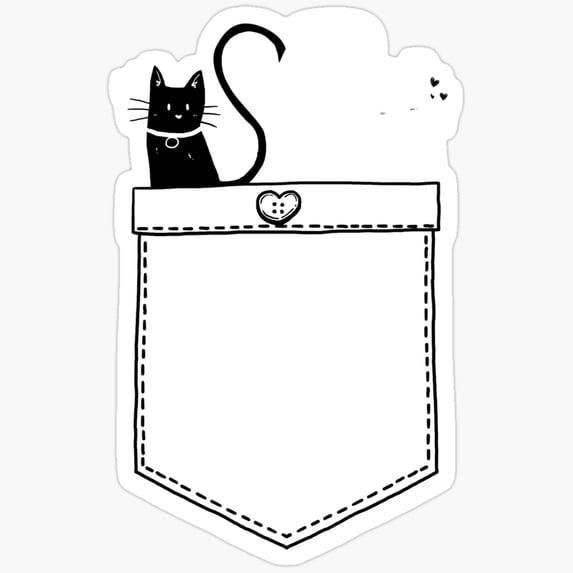 Pocket Lovers Sticker Phone Decal Water Bottle Stickers Car Decals ...