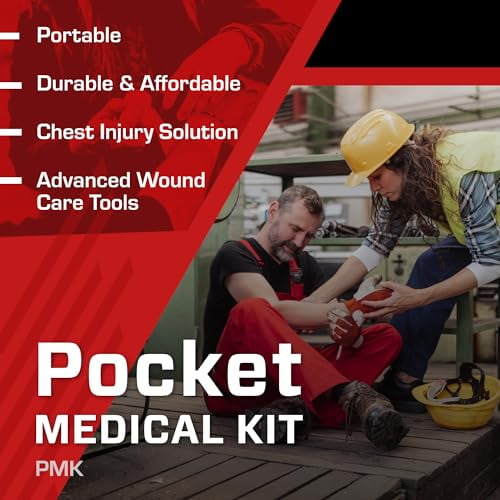 Pocket Medical Kit (PMK) with Compressed Gauze, Complete Trauma Kit for ...