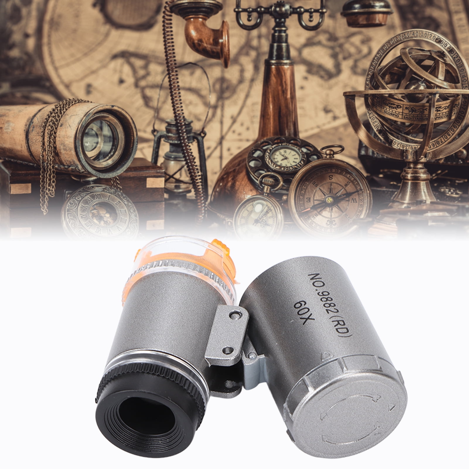 Pocket Microscope, 60X Zoom Microscope, Handheld Digital Microscope,60X ...