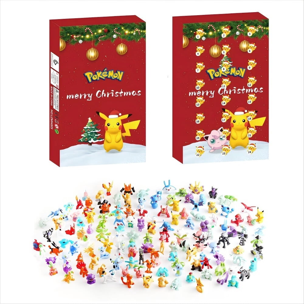 Pocket Mini Toys Theme Holiday Advent Calendar 2024, 24 Pcs Pocket Mini ...