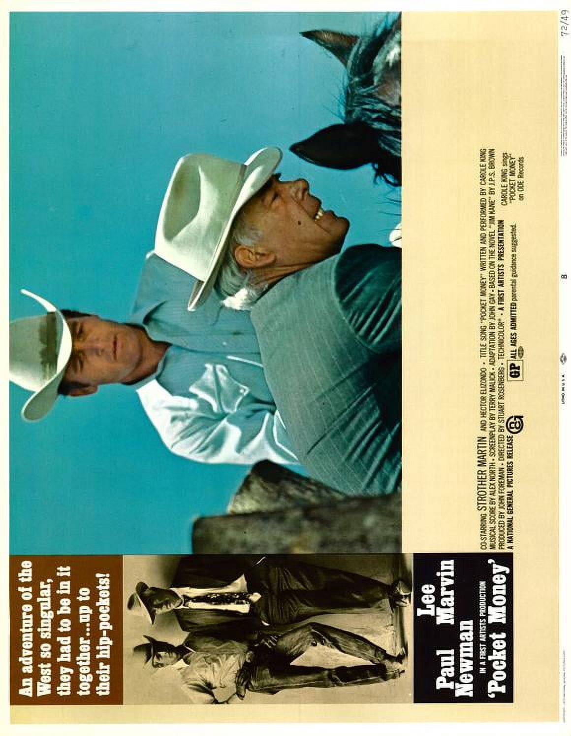 Pocket Money - movie POSTER (Style G) (11" x 14") (1972) - Walmart.com