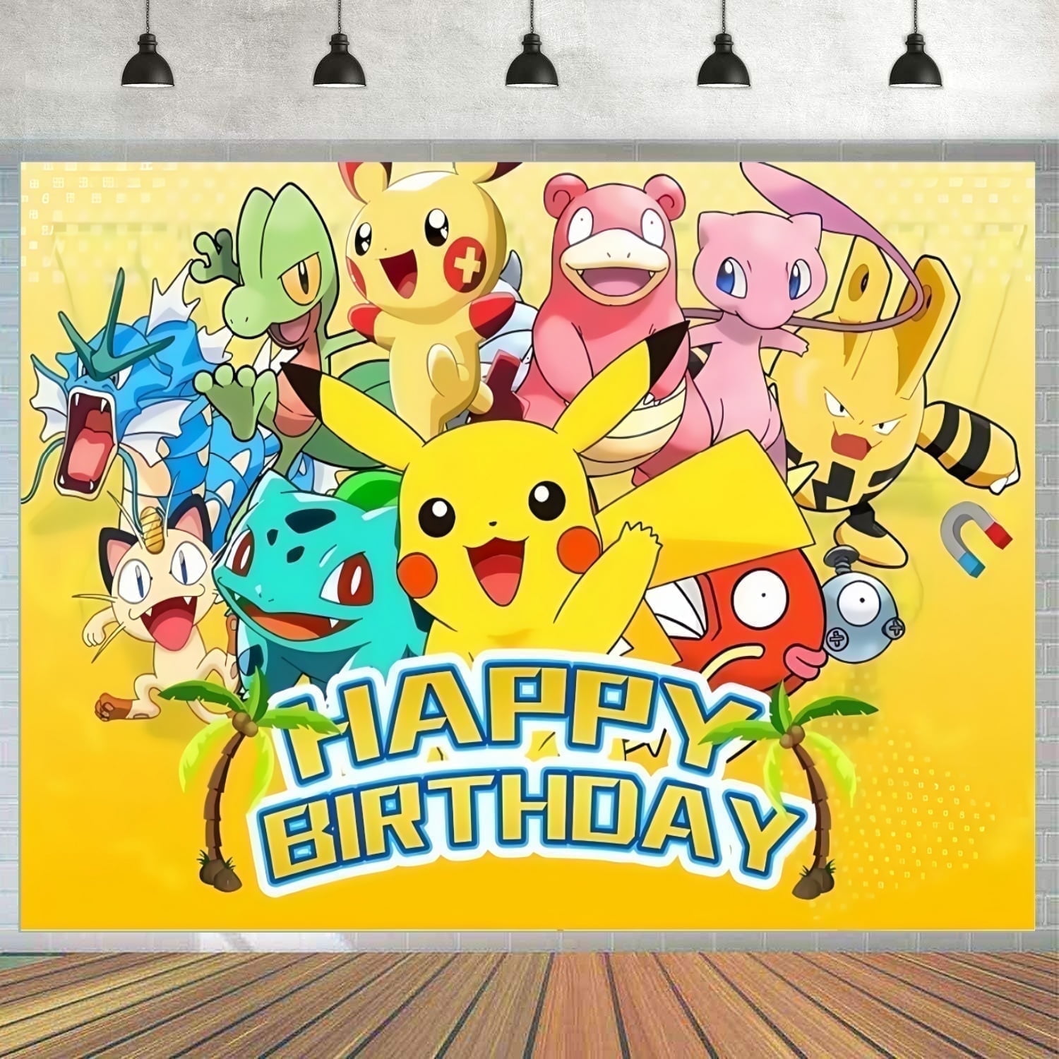 Pocket Monster Theme Party Banner 71*43 inches - Walmart.com