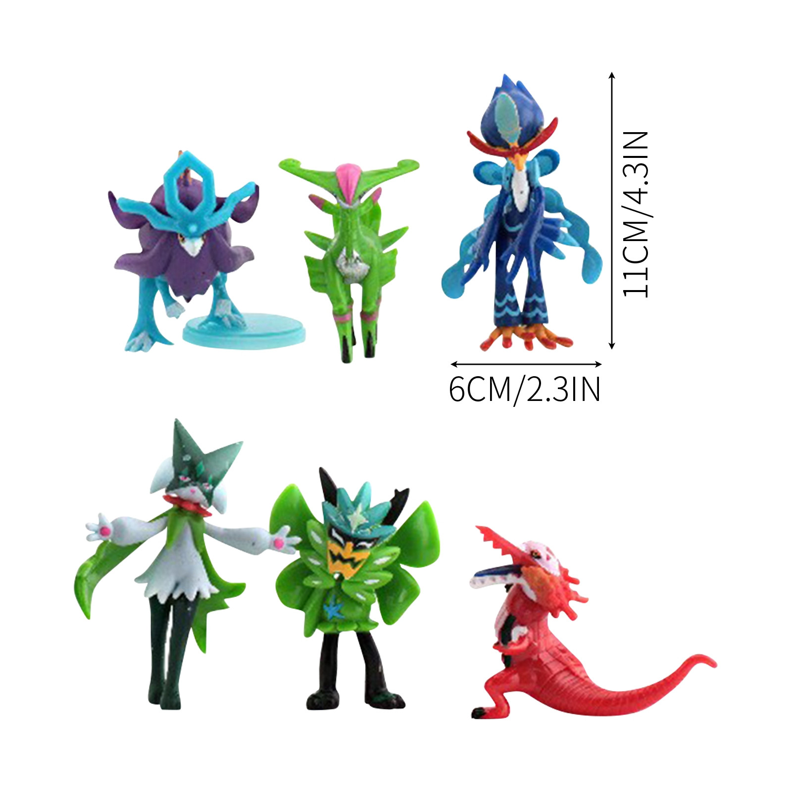 Pocket MonstersEevee Blind Box: 3-Inch Mini Figure Collectible (Set of ...