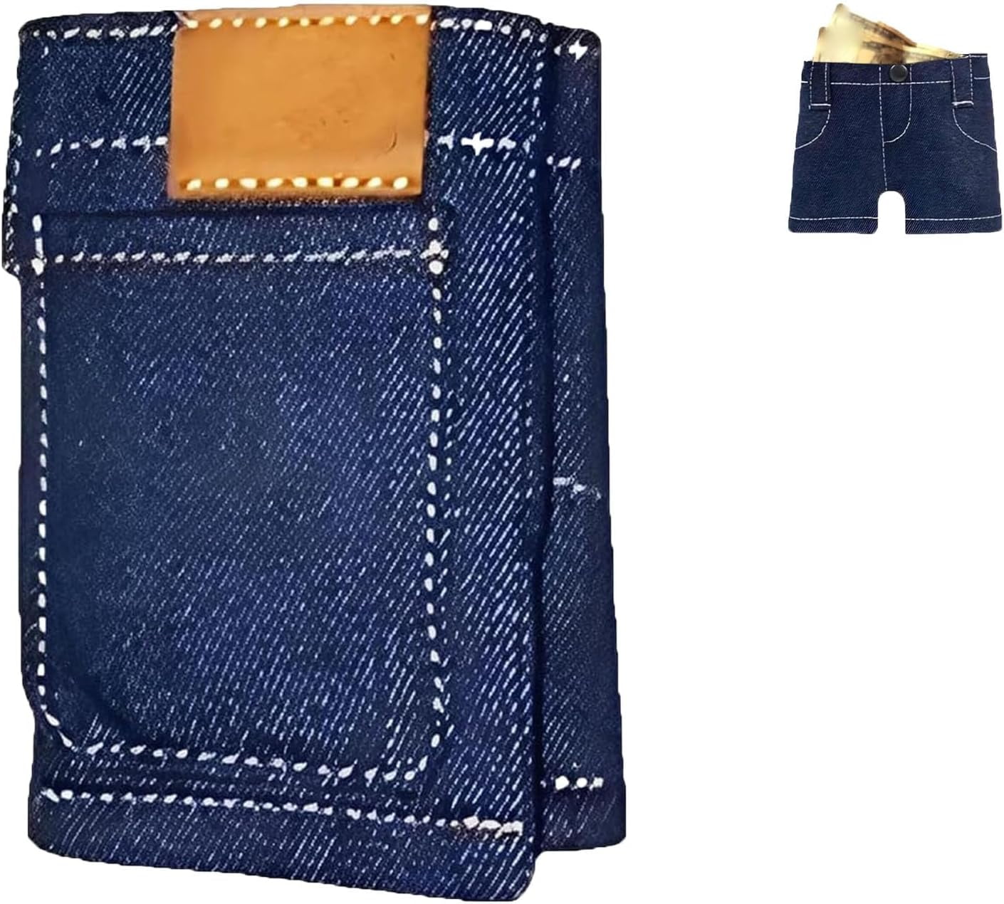 Pocket Pants Mini Jeans Wallet, Portable Retro Pants Style Wallet, Cute ...