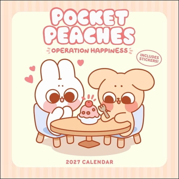 Pocket Peaches 2027 Wall Calendar with Stickers: Operation Happiness ...