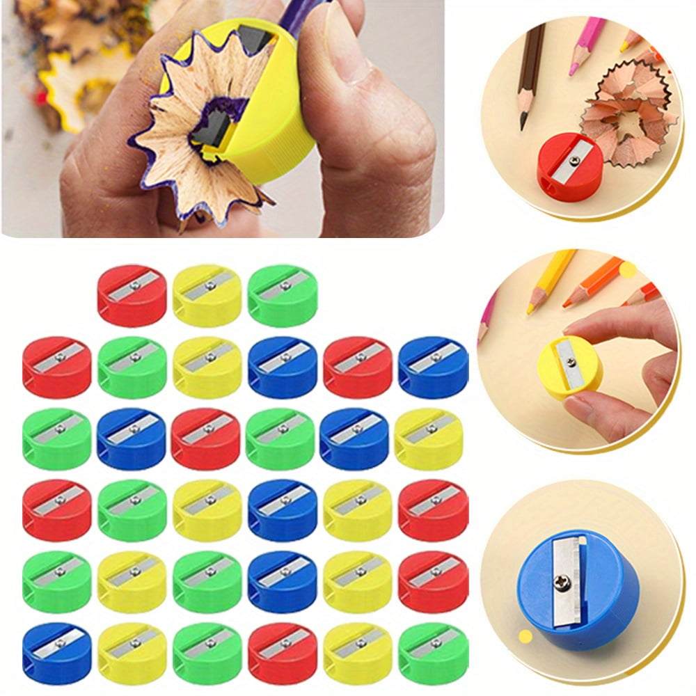 Pocket Pencil Sharpeners 200-Count, Round Compact Sharpeners for Daily ...