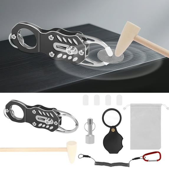 Pocket Pinger Tester Kit Portable Gold and Silver Change Ping Resonance ...