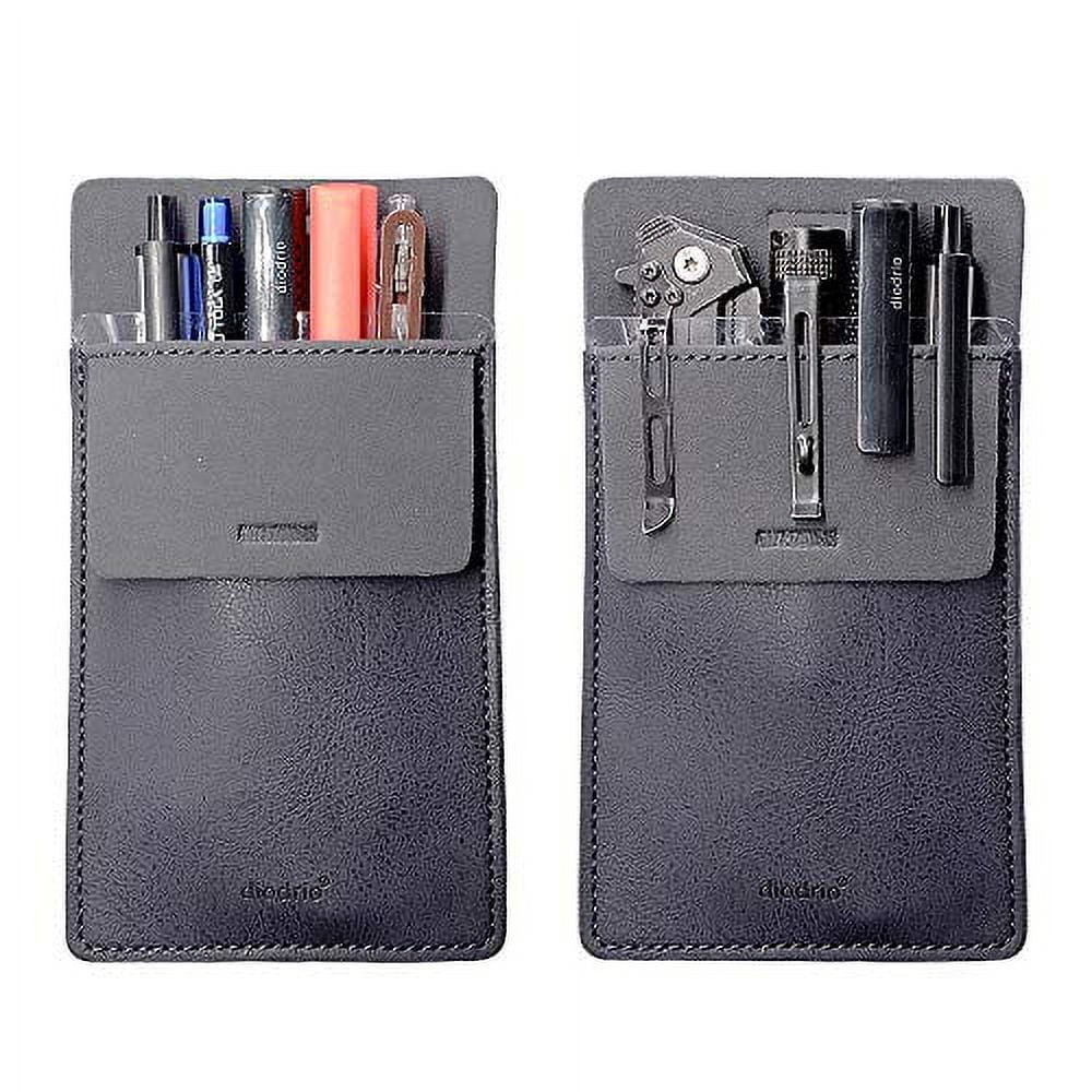 Pocket Protector, Leather Pen Pouch Holder Organizer, for Shirts Lab ...
