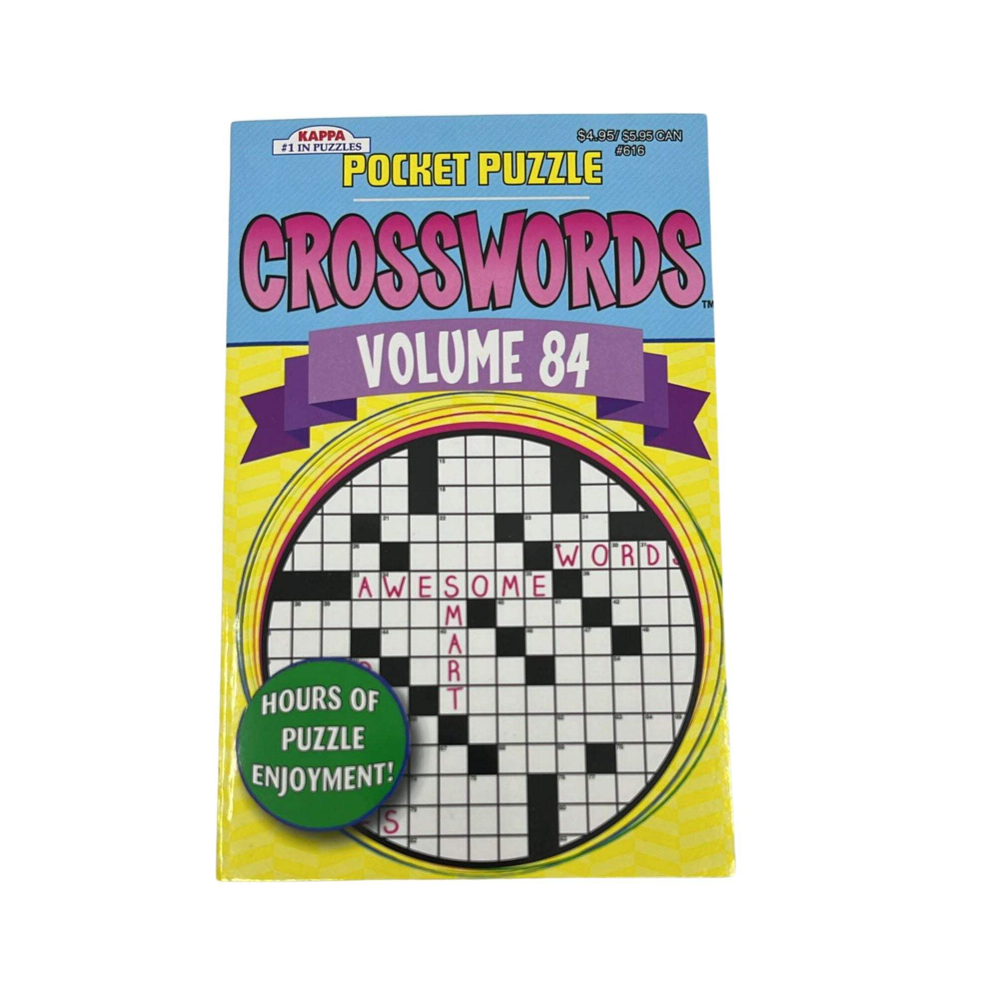 Pocket Puzzle Crosswords for Kids Vol 84 – Fun and Challenging Word ...