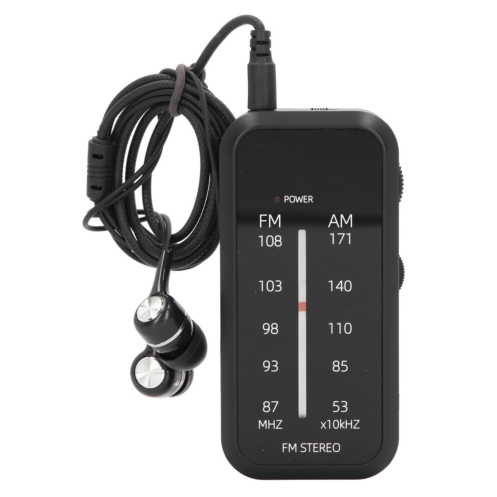 Pocket Radio Mini AM FM Stereo Radio AAA Battery Powered Portable Radio ...