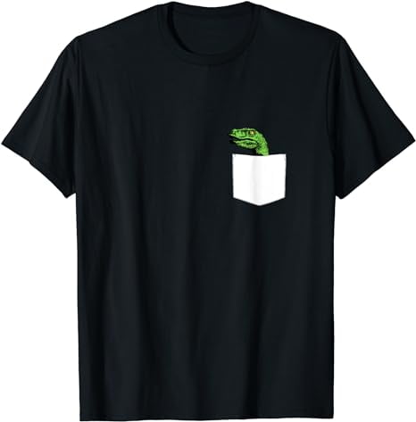 Pocket Raptor T-Shirt Velociraptor Jurassic Dinosaur Shirt - Walmart.com