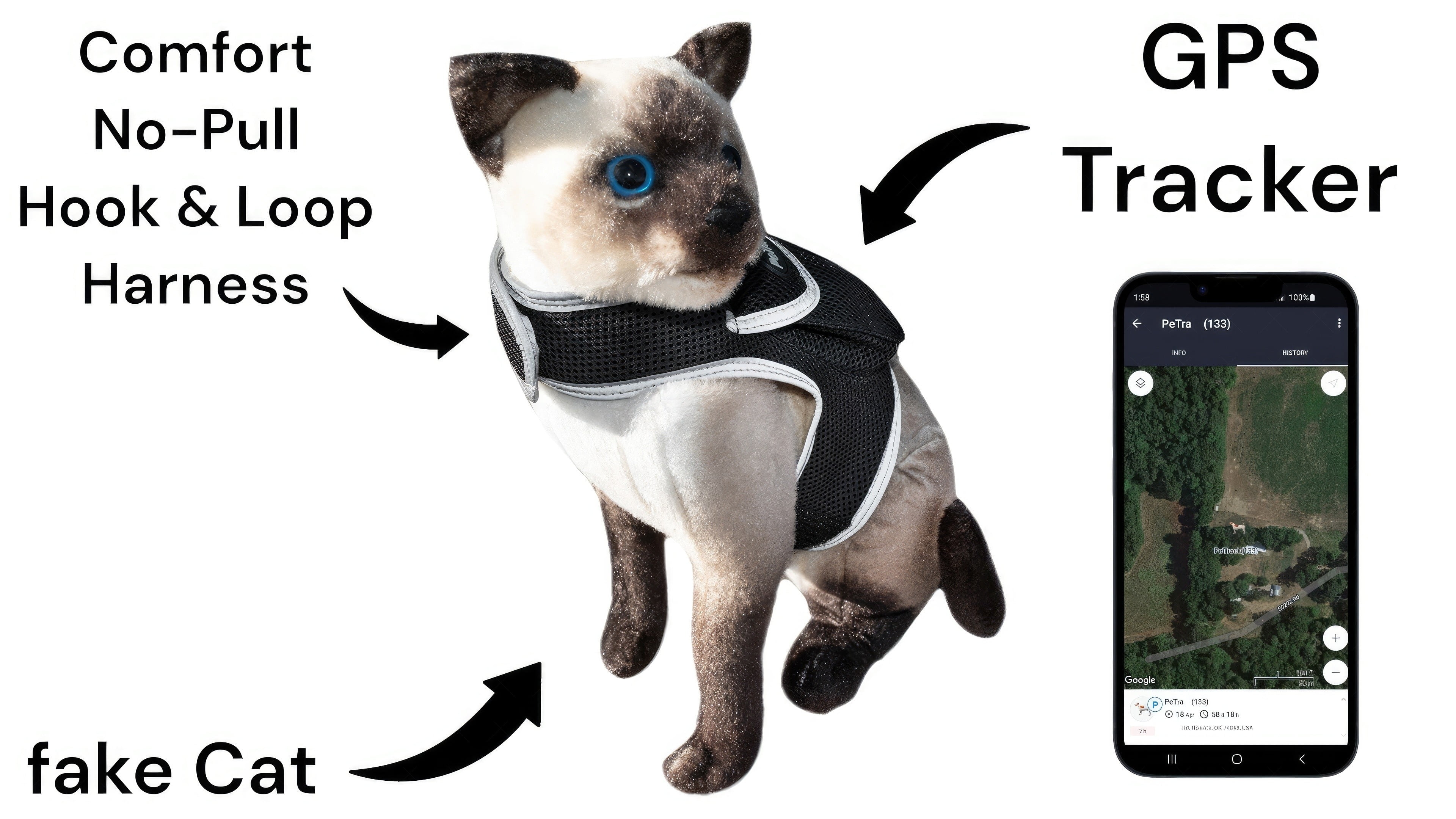 Pocket Realtime GSM GPS Location Tracking Rechargeable Pet Seek Device Size:XXL - Walmart.com